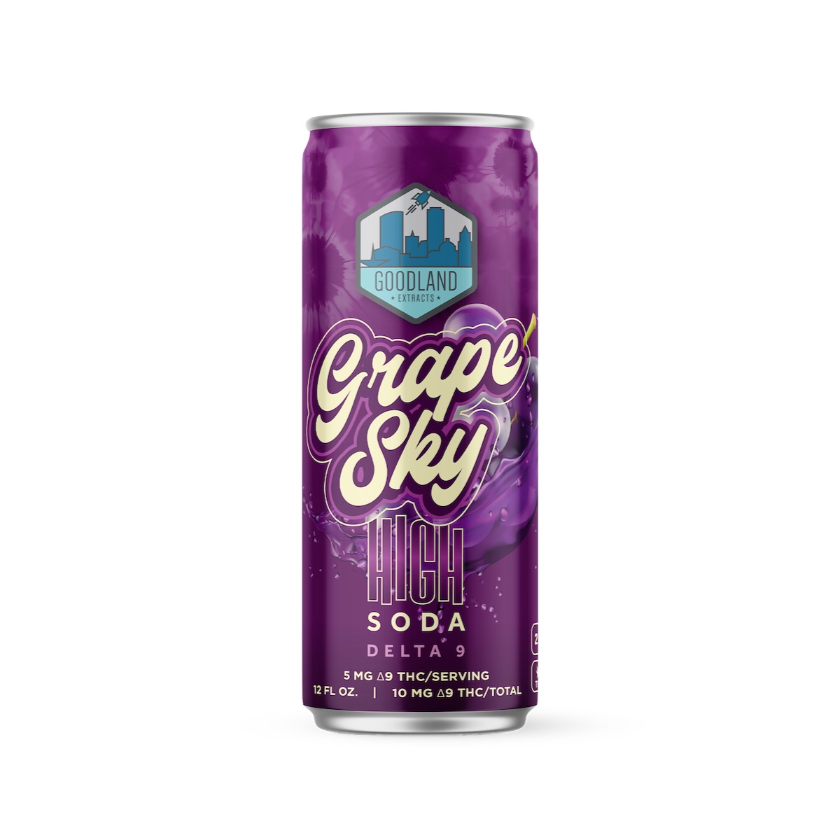 Goodland Extracts 10mg Delta 9 Grape Sky High Soda 24-Pack – South ...